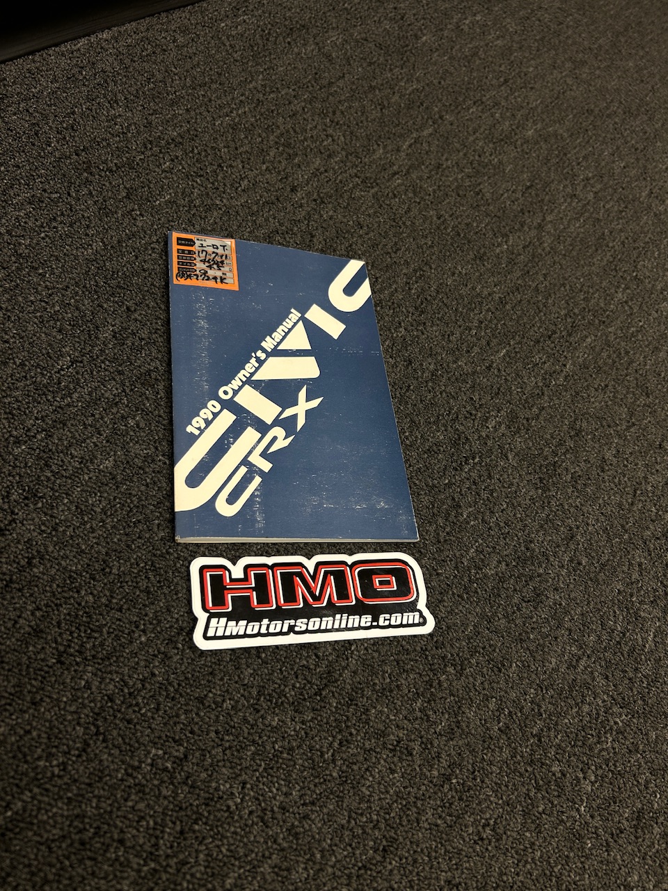 USDM 1990 Honda CRX- OEM Owners Manual – HMotorsOnline