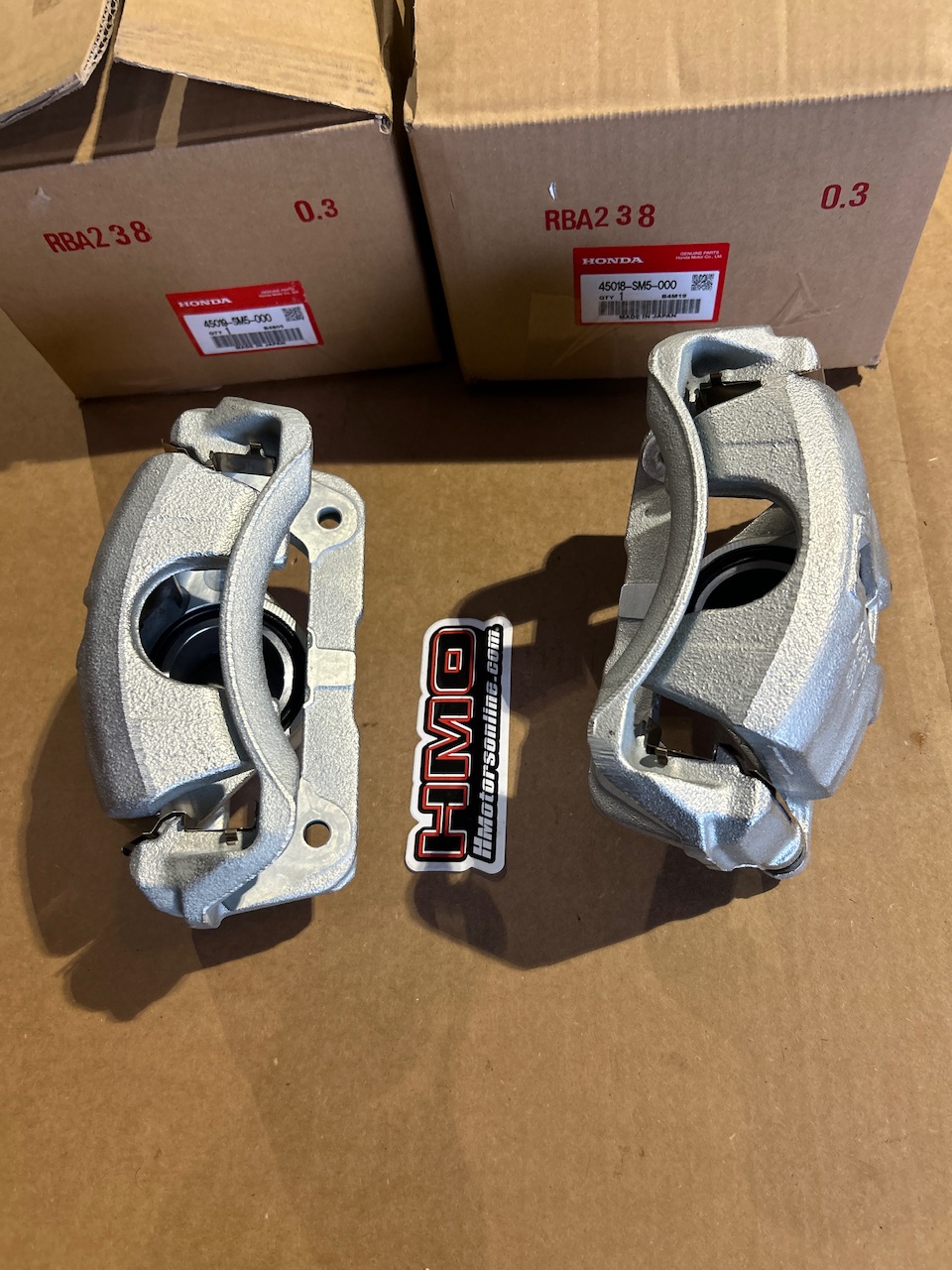 97-01 DC2 Integra TypeR or EK9 Civic TypeR OEM (Nissin) Honda Front Brake Calipers Set ...