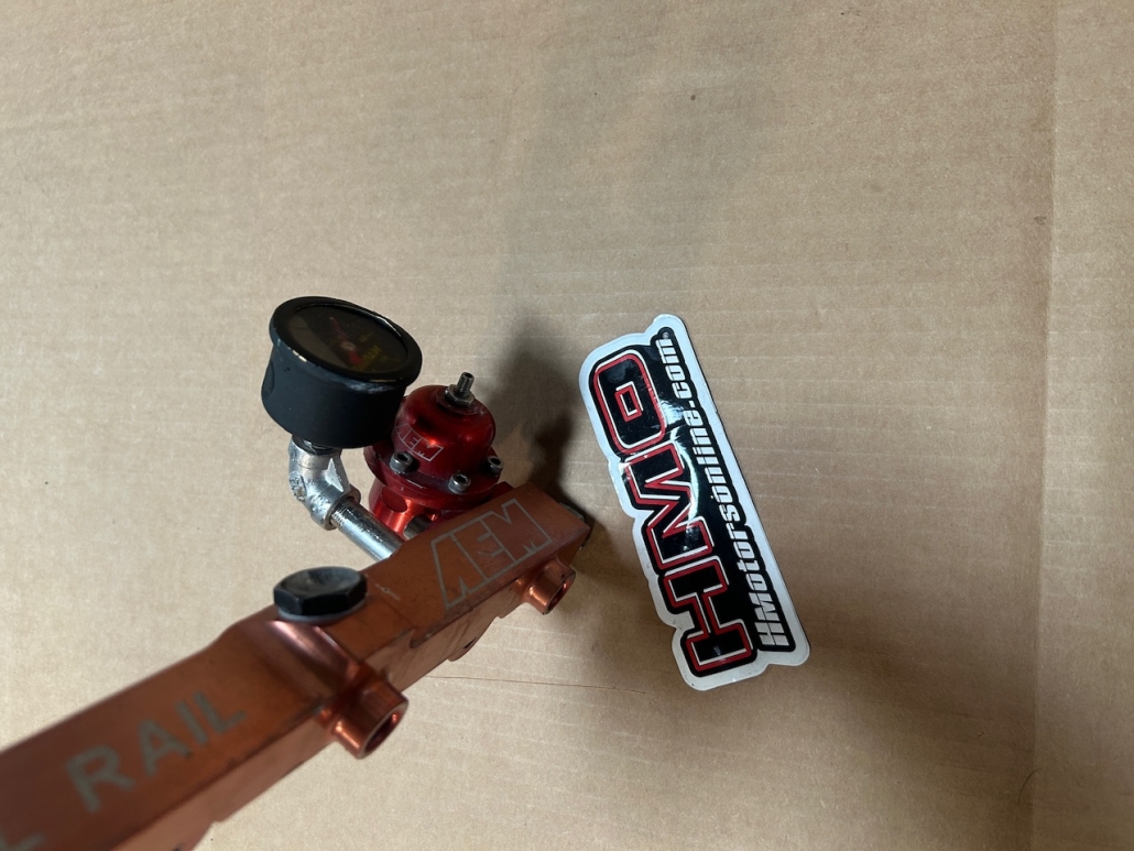 H Series & F Series AEM High Flow Red Color Fuel Rail with AEM ...