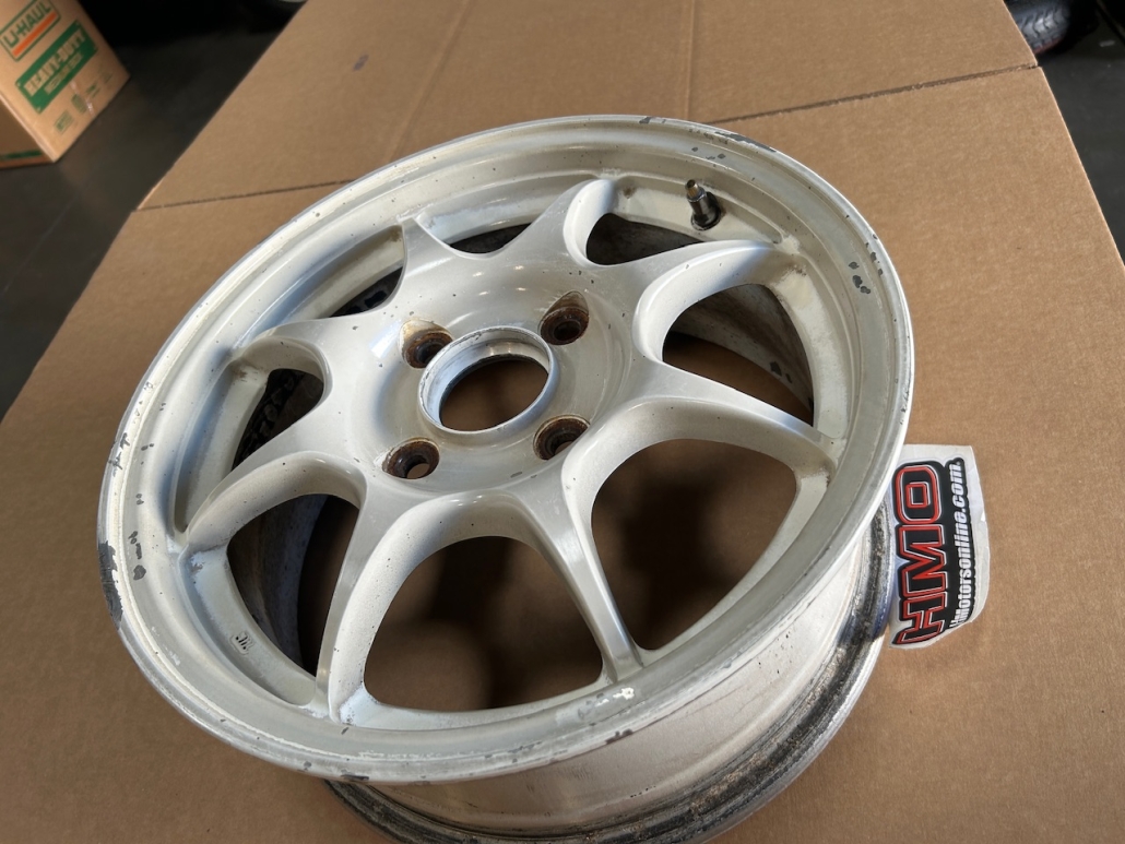 Single JDM Integra TypeR Champwhite 15 Inch 4×114.3 Lug Pattern OEM ...