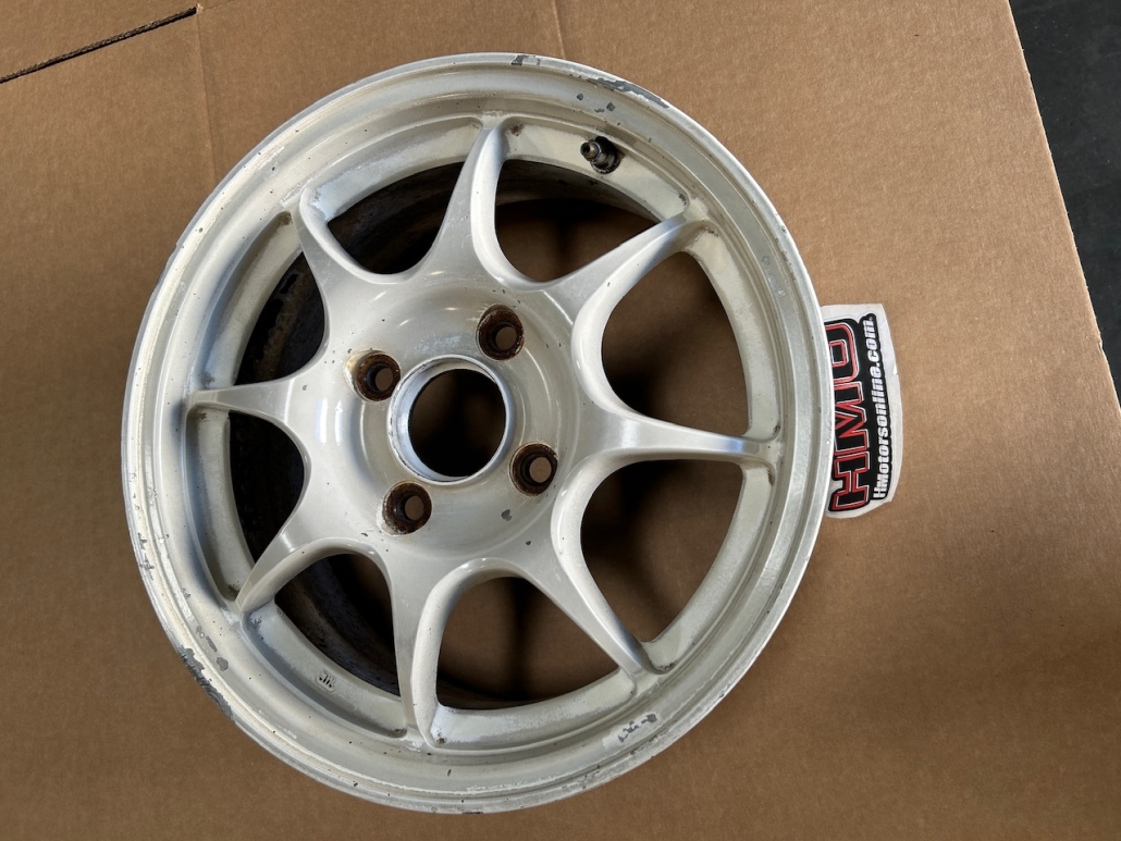 Single JDM Integra TypeR Champwhite 15 Inch 4×114.3 Lug Pattern OEM ...