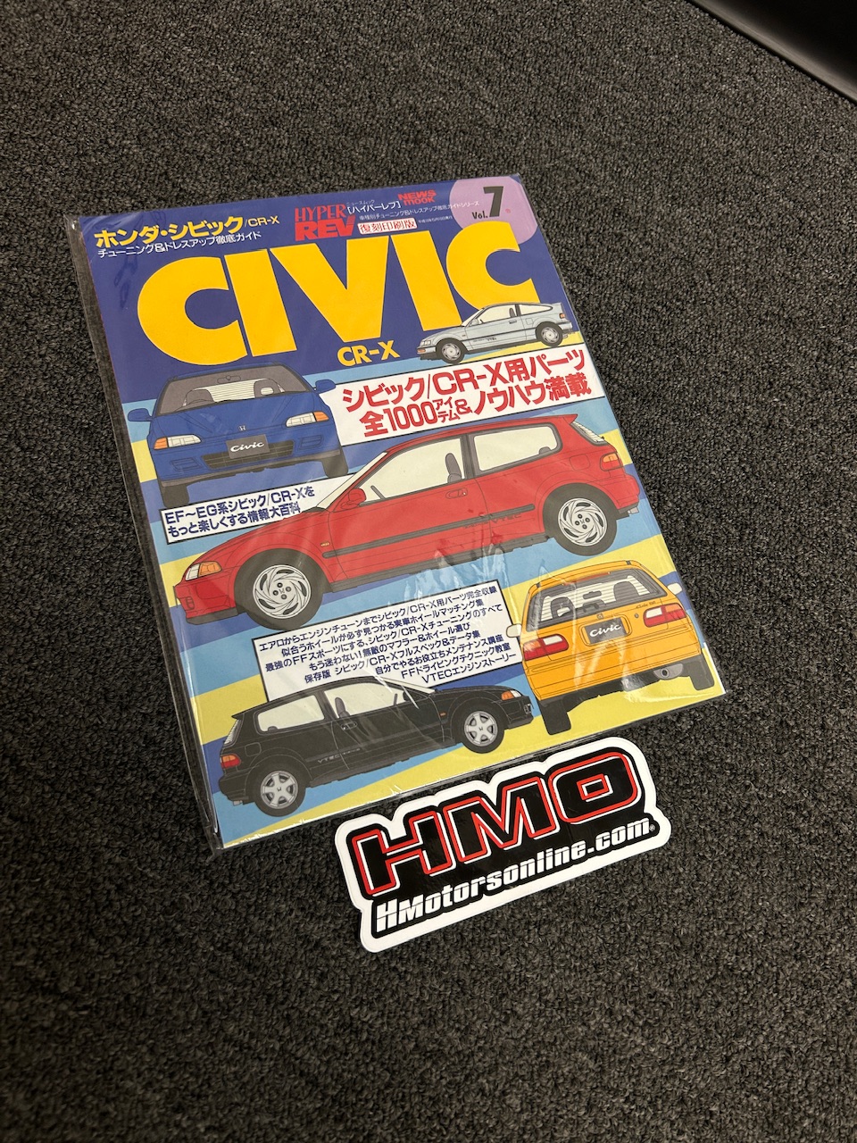 New Hyper Rev Honda Civic-CRX (Volume 7 ) Magazine – HMotorsOnline